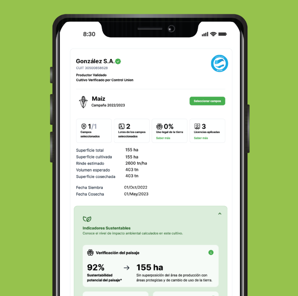 We boost and verify sustainable agriculture worldwide